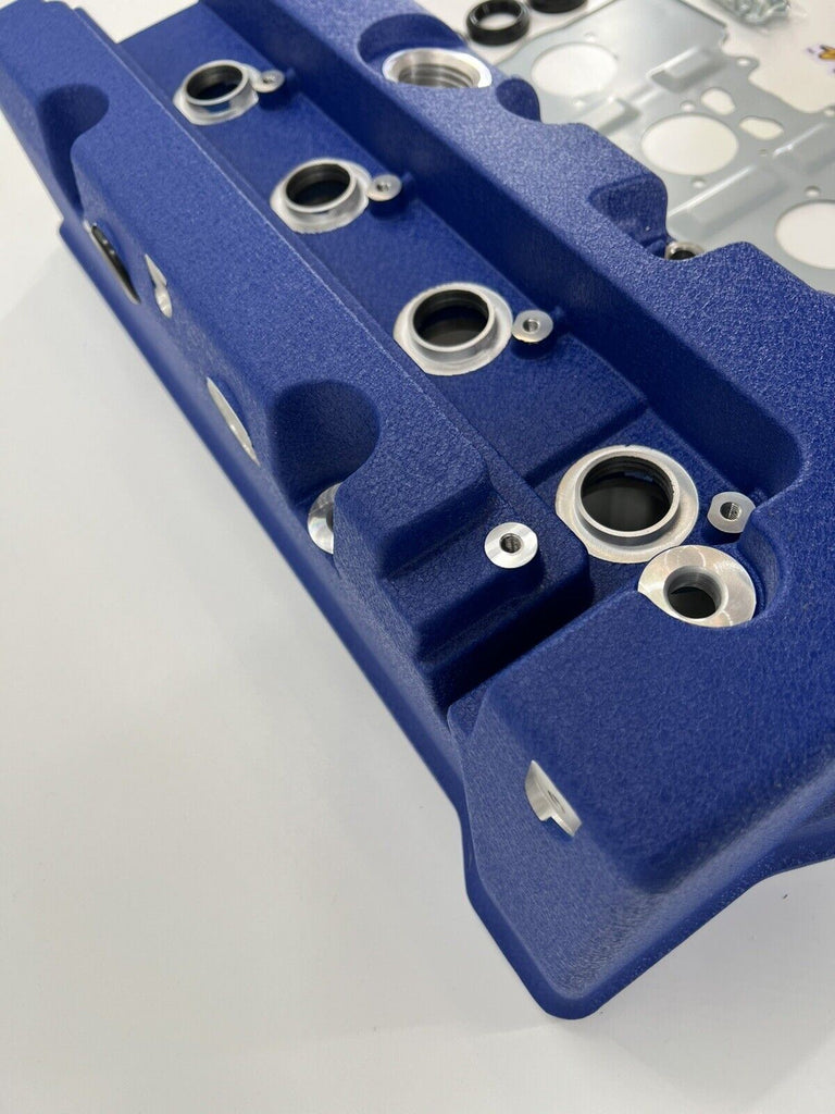 Cast Aluminum K Series Vented Valve Cover Baffle K20 K24 AN10 For Hond ...