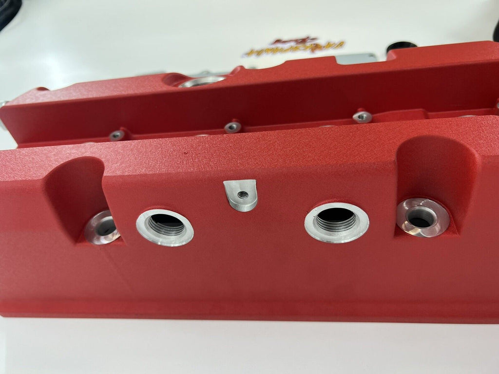 Cast Aluminum K Series Vented Valve Cover Baffle K20 K24 AN10 For Hond ...