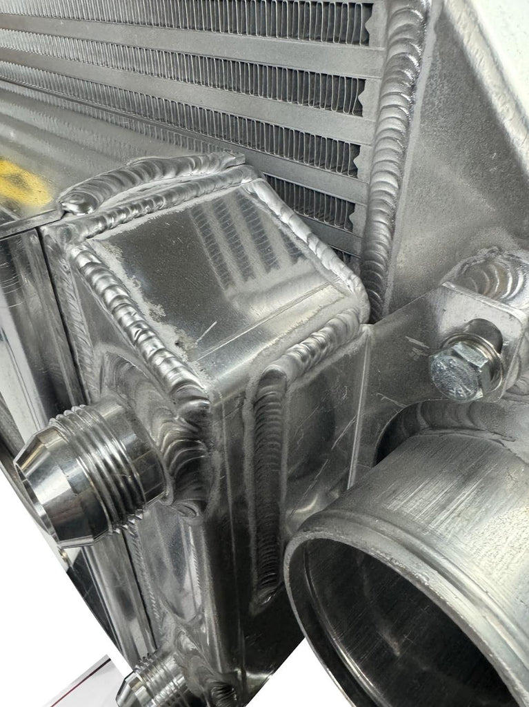 Backdoor Front Mount Intercooler Dual 3" Tucked Full Size Radiator Com ...