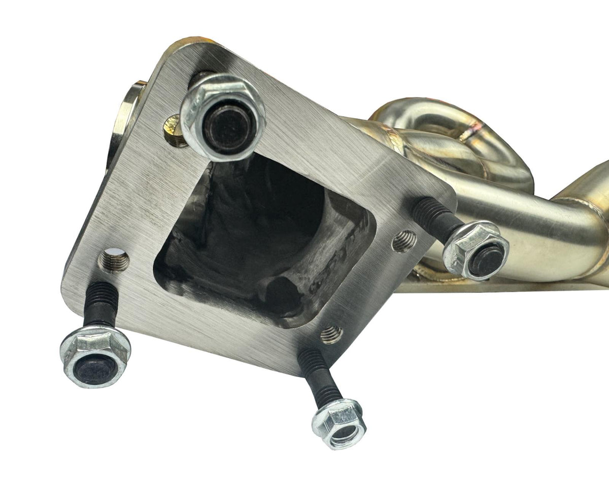 BMW E46 E36 E39 Tubular Top Mount Turbo Manifold T3 T4 Flange 44mm Was ...