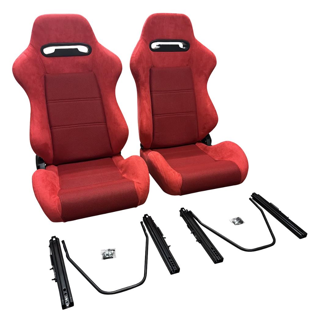 Reclinable Slider Seats For Recaro SR3 Style Civic Integra DC2 EK9 EK ...