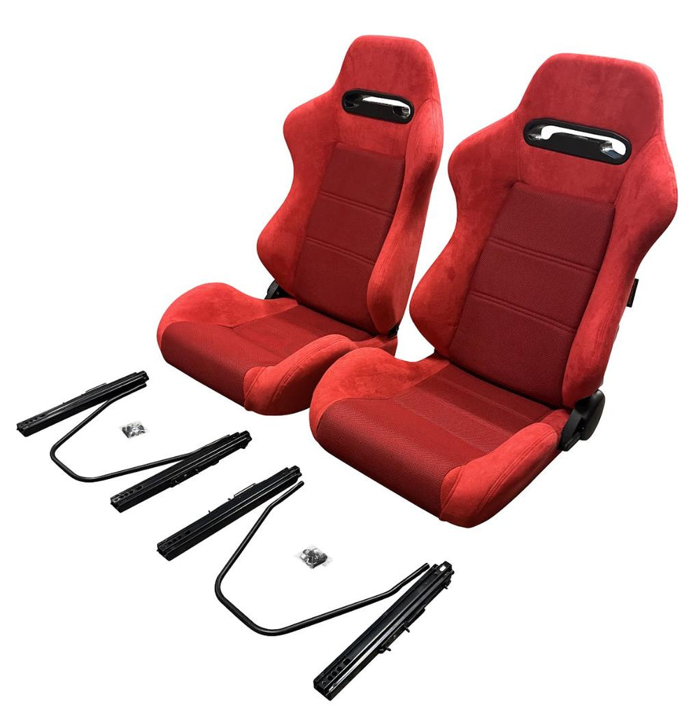 Reclinable Slider Seats For Recaro SR3 Style Civic Integra DC2 EK9 EK ...