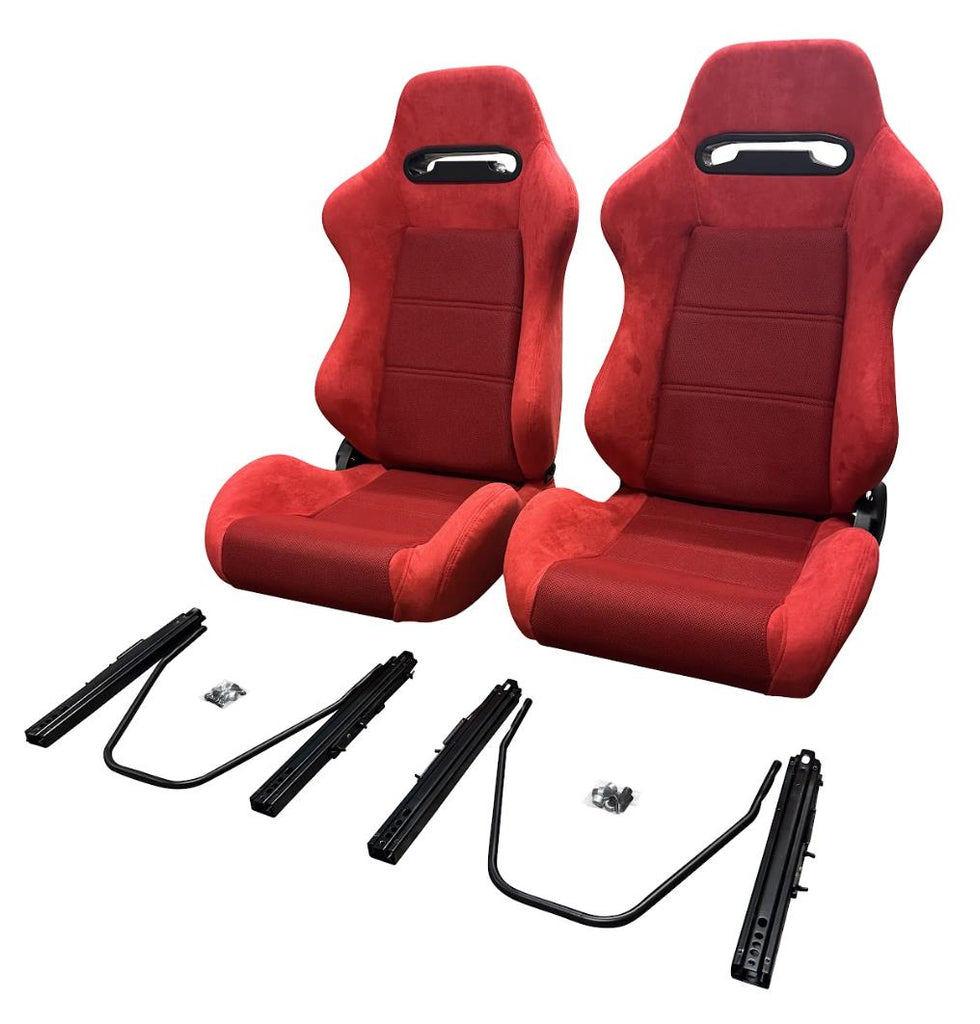 Reclinable Slider Seats For Recaro SR3 Style Civic Integra DC2 EK9 EK ...