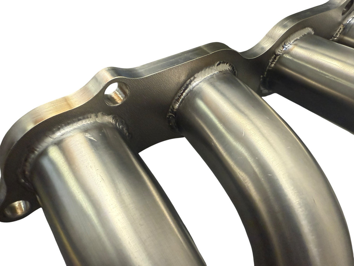 Titanium K Series K20 K24 Megaphone Pipe Exhaust 3" 4-1 Tri-Y EK EG DC ...