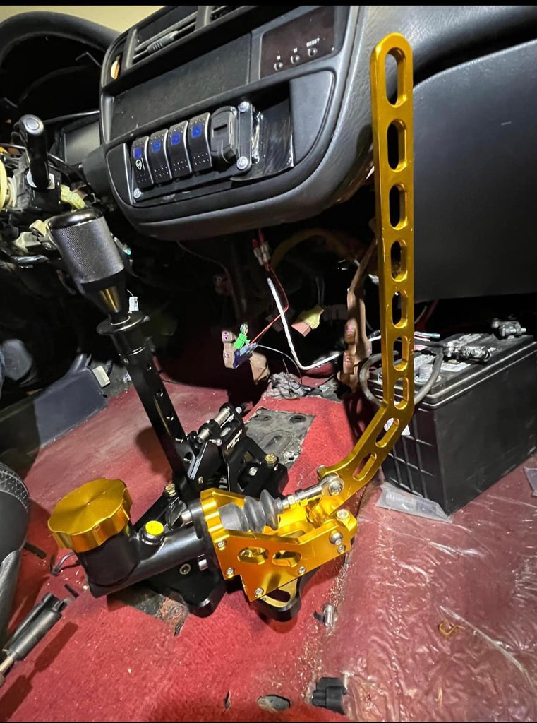 Custom Billet Aluminum Staging Brake Mounting Plate Shifter Kit for B ...