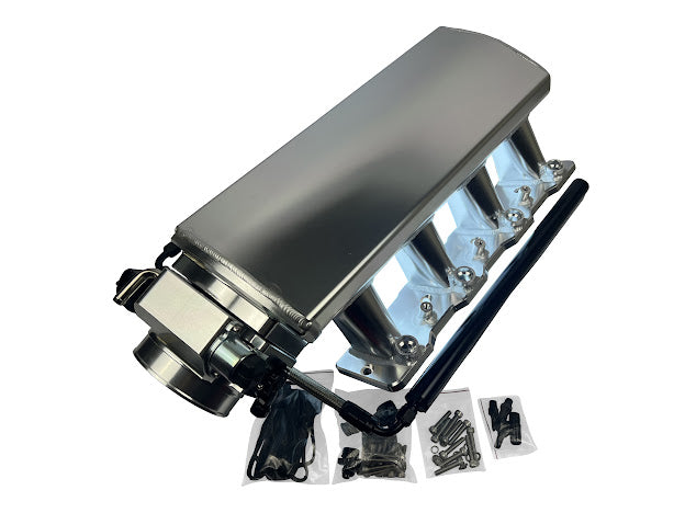 LS Low Profile Metal Fabricated Intake Manifold DBC LS1 LS2 LS6 92mm 1 ...