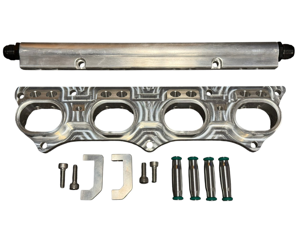 Billet B K Series Intake Manifold Adapter Flange B16 B18 8 Injector 4 ...
