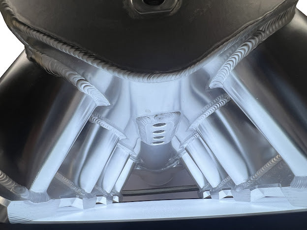 LS Low Profile Metal Fabricated Intake Manifold LS1 LS2 LS6 92mm 102mm ...