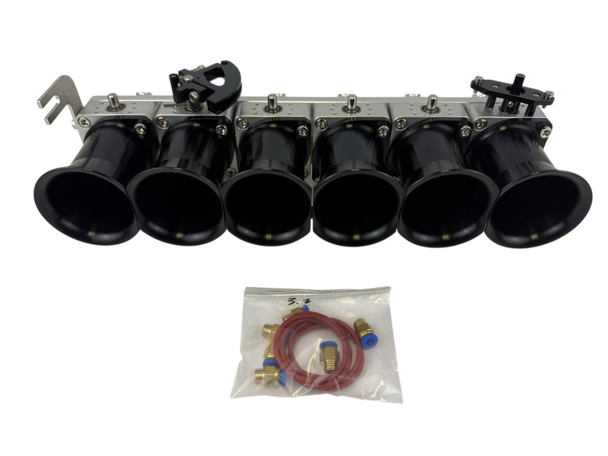 Billet 50mm ITB Intake Manifold Individual Throttle Bodies CNC VW 2.8L ...