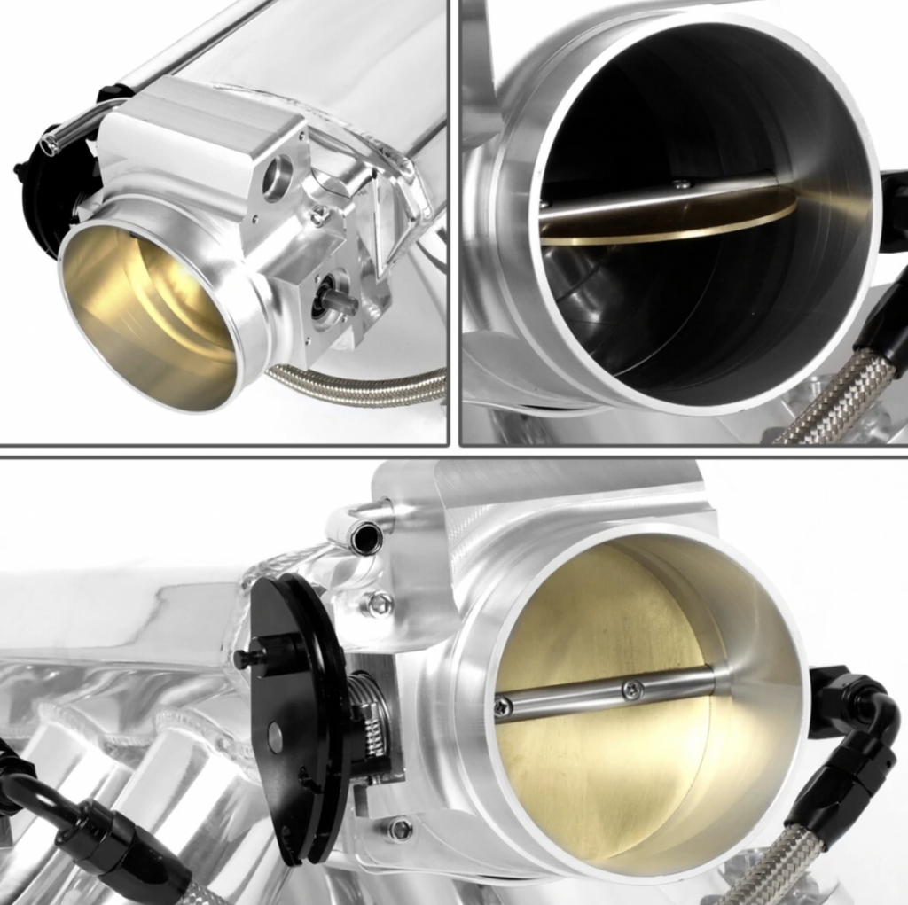 102mm LS Intake Manifold Throttle Body for | JackSpania Racing