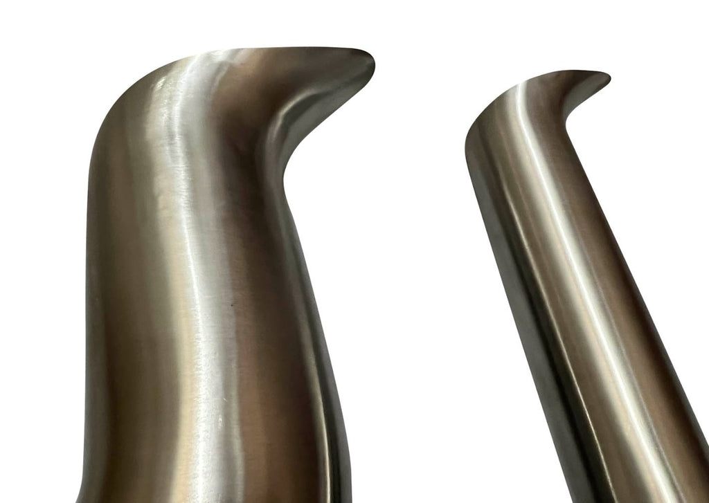 B Series Tear Drop Hood Exit Up Pipe Dump Tube for Top Mount Turbo Man ...