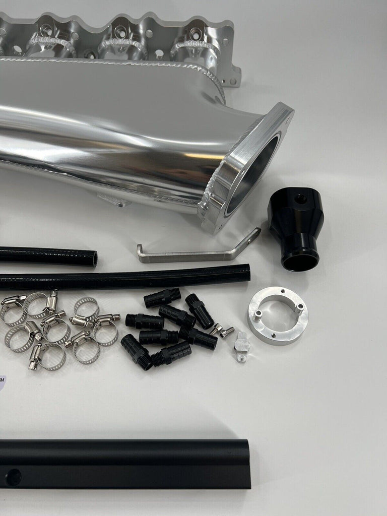 RB25 RB25DET Intake Manifold Fuel Rail Throttle Body 90mm– JackSpania ...