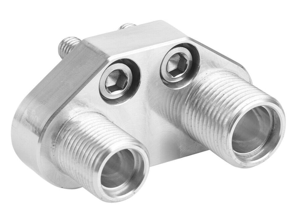 Direct Fit Billet AC Compressor Adapter fitting Sanden SD7B10 7176 SD7 ...