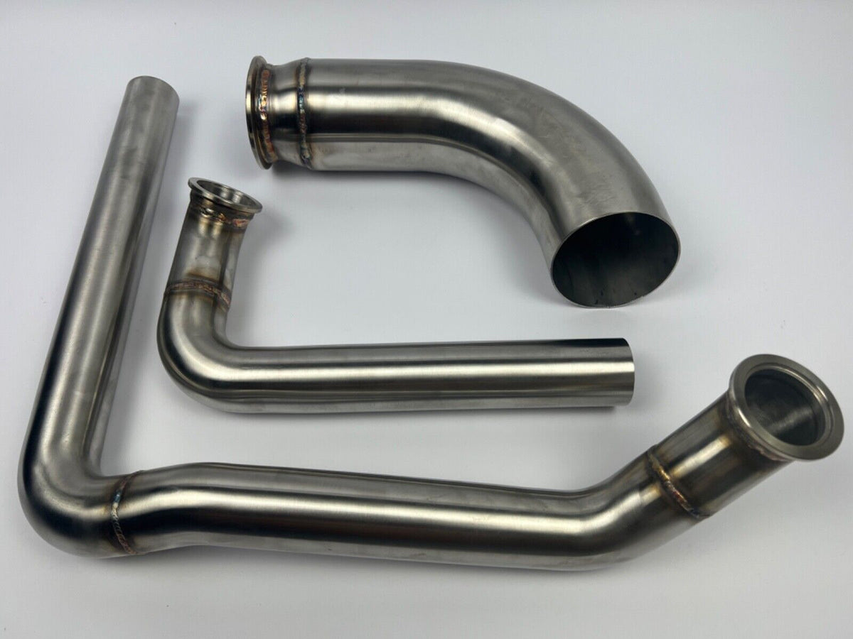 K Series Hood Exit Up Pipe & Dump Tube for Top Mount Turbo Manifold 304 ...
