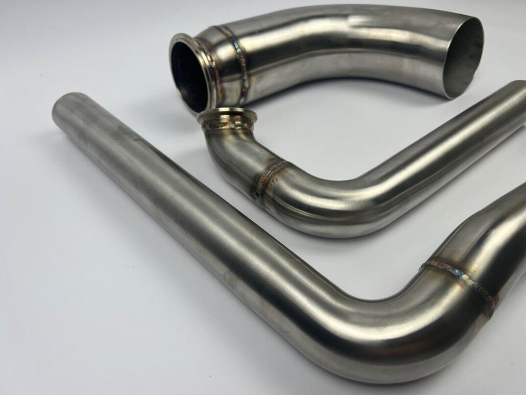 K Series Hood Exit Up Pipe & Dump Tube for Top Mount Turbo Manifold 30 ...