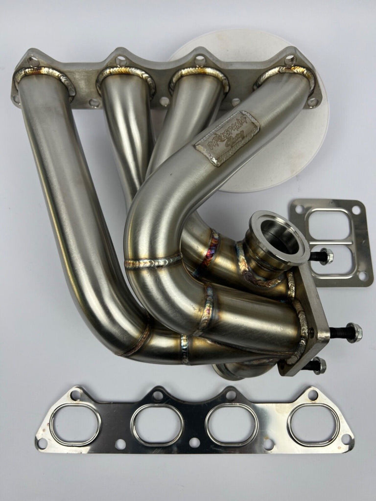 B Series Forward Front Facing Turbo Manifold T4 B16 B18 B20 44mm ...