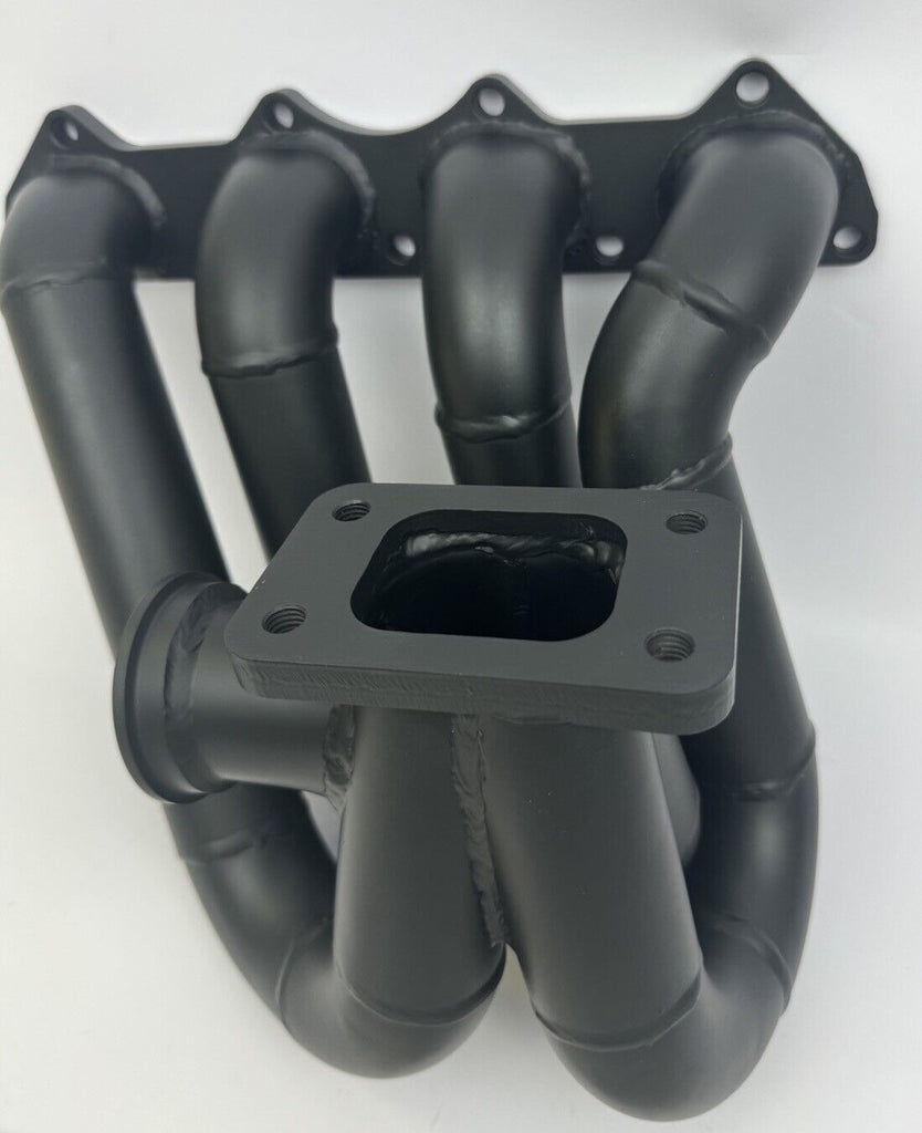 B Series T3 Top Mount Turbo Manifold GSR B16 B18 B20 44mm Ceramic Coat ...