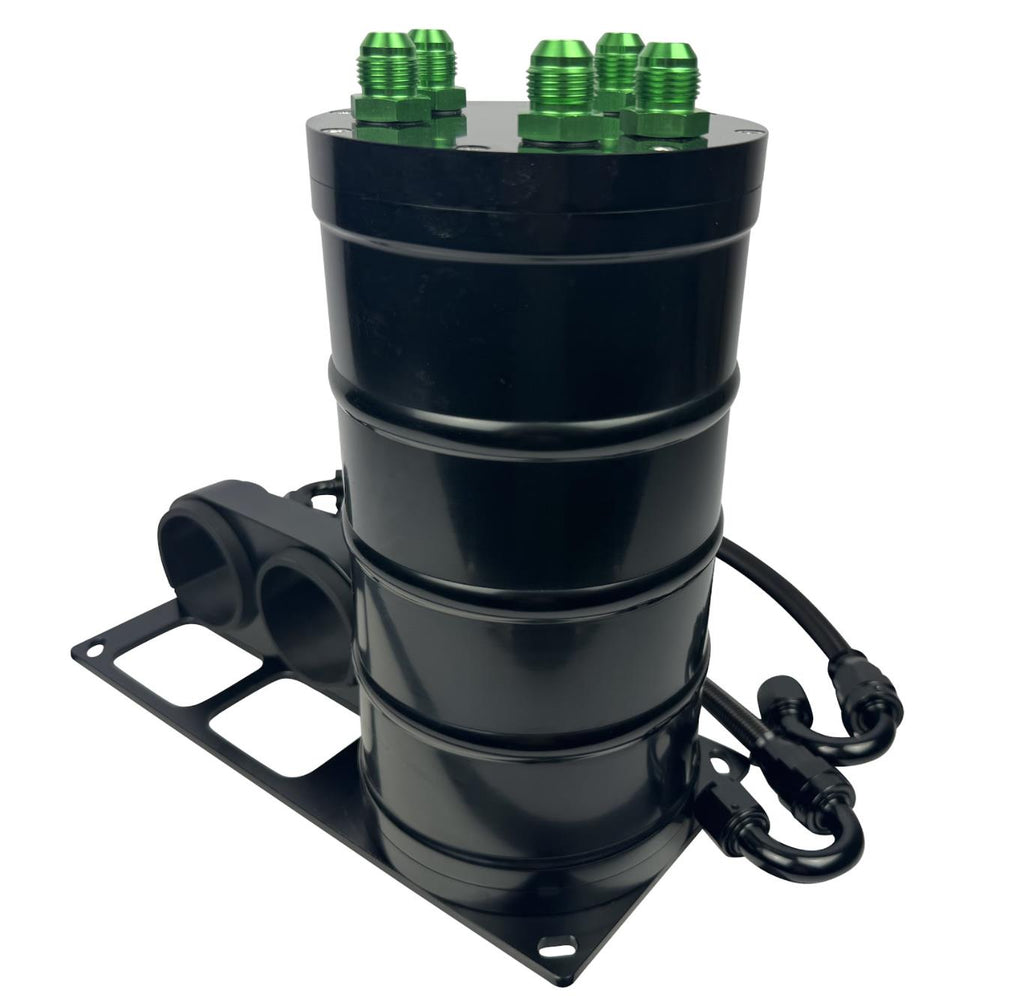 Dual External Fuel Surge Tank 1.5L Canister 6AN Supports 1500HP For Bo ...