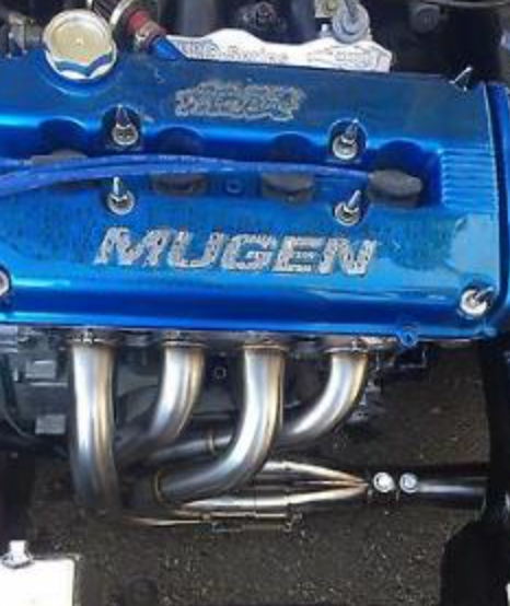 B Series Megaphone Race Header Side Fender Exit B18 B18 B18B B18C1 B18C ...