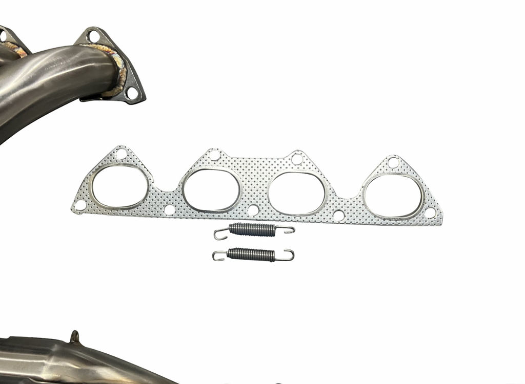 B Series Megaphone Race Header Side Fender Exit B18 B18 B18B B18C1 B18 ...