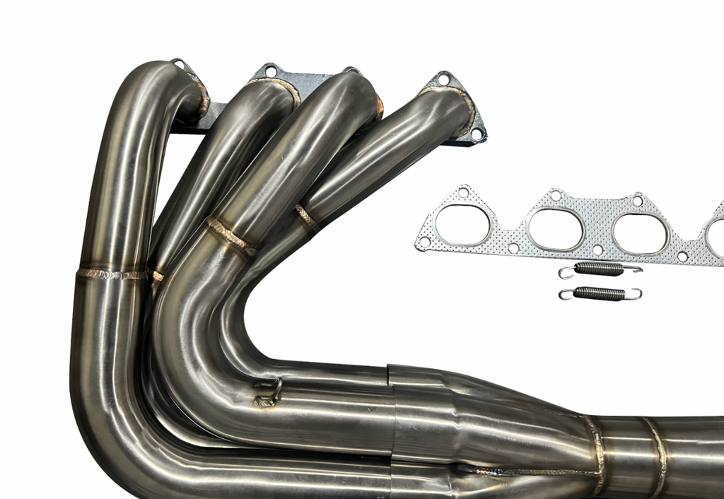 B Series Megaphone Race Header Side Fender Exit B18 B18 B18B B18C1 B18C ...