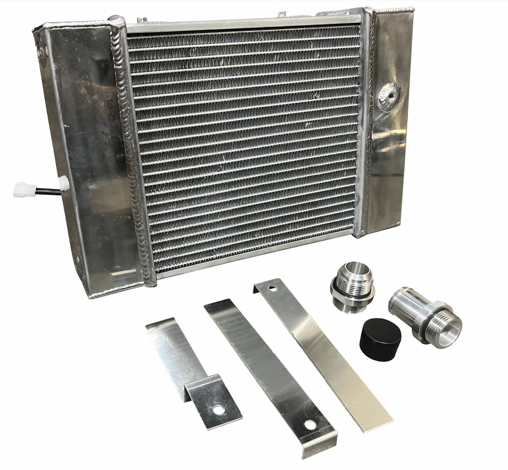 Half Size Compact Drag Coolant Radiator 1.25" 16AN– JackSpania Racing